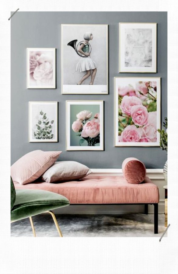 15 idées pour décorer avec des cadres- MissZaStyle - Blog Déco